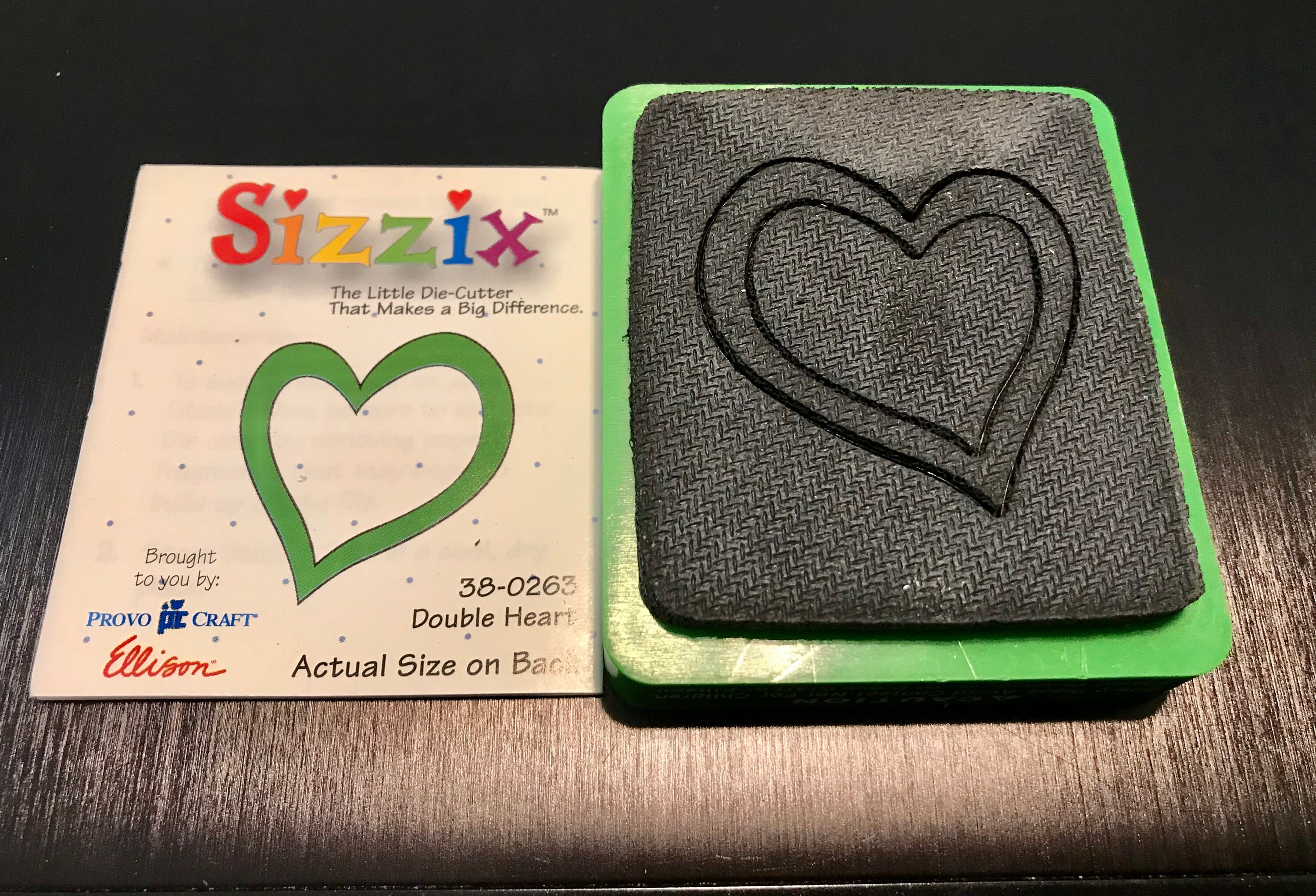 Sizzix Original Small Green Dies Part 2. - Etsy