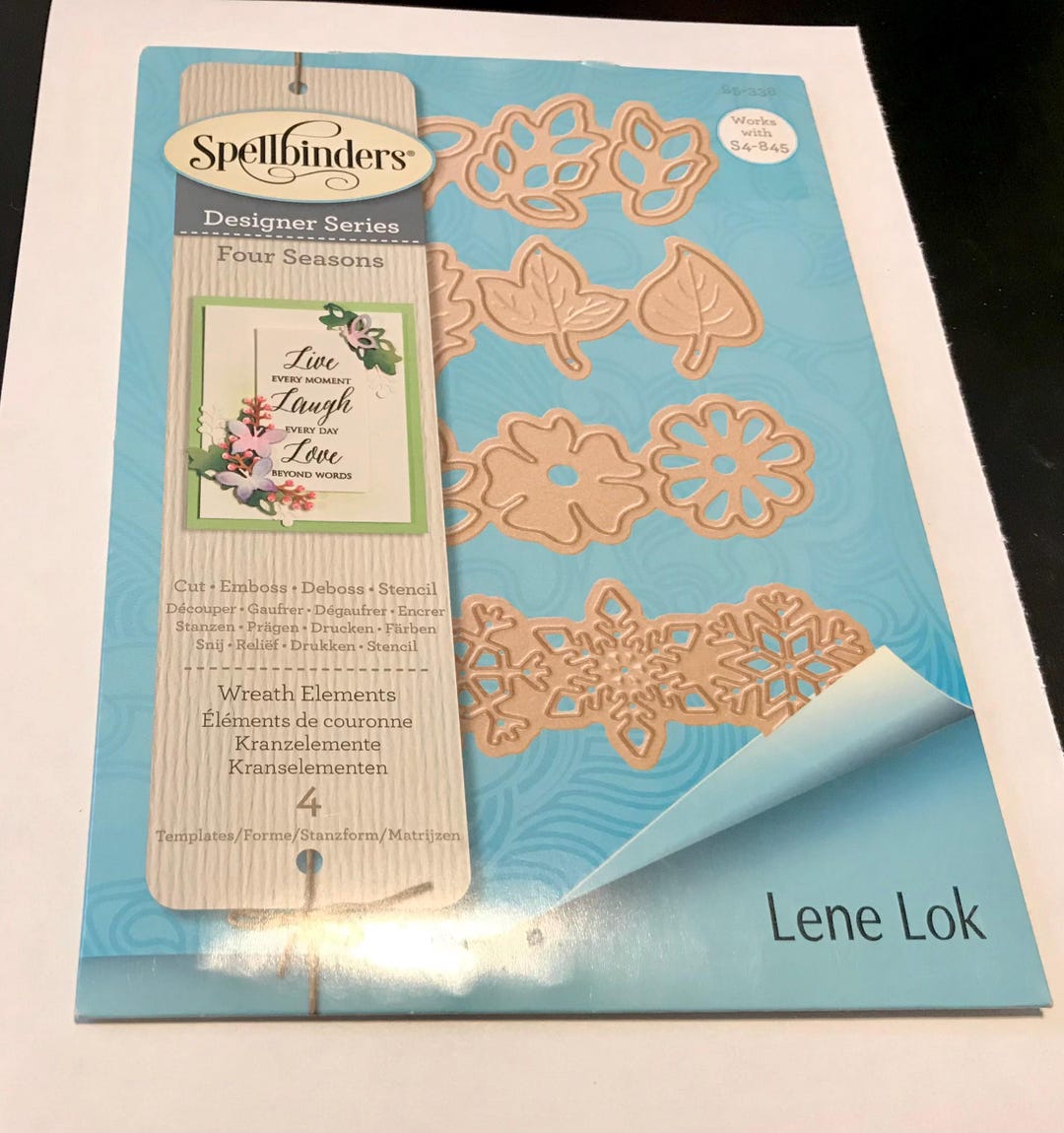 Spellbinders Designer Series Lene Lok Wreath Elements Die Set. - Etsy
