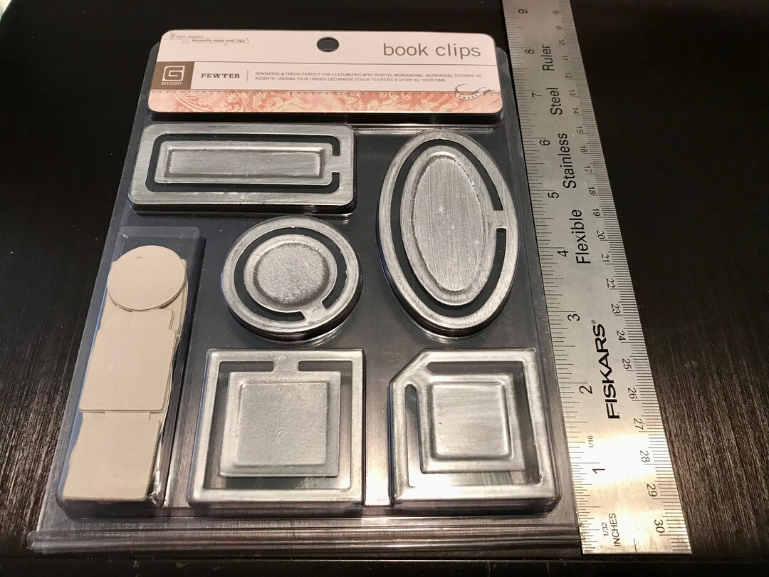 Basicgrey Low Profile Book Clips. - Etsy
