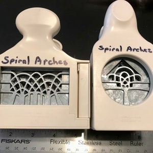 Martha Stewart Deep Border Punch With Corner Punch Spiral Arches. - Etsy