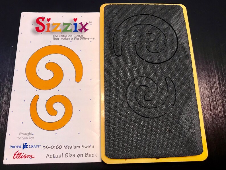 Sizzix Original Medium Yellow Die Part 1. - Etsy
