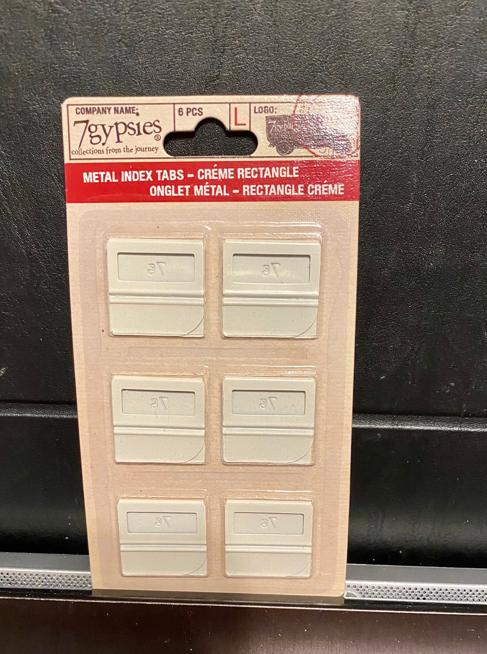 7gypsies Metal Rectangular Index Tabs. - Etsy
