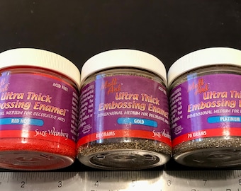 Ranger Embossing Powder Black Super Fine Add Dimension - Etsy