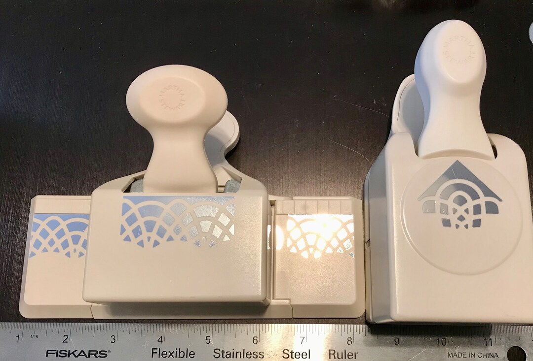 Martha Stewart Deep Border Punch With Corner Punch Spiral Arches. - Etsy