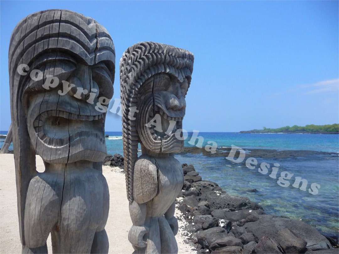 Ki'i (tiki) Note Cards - Blank Inside - Etsy