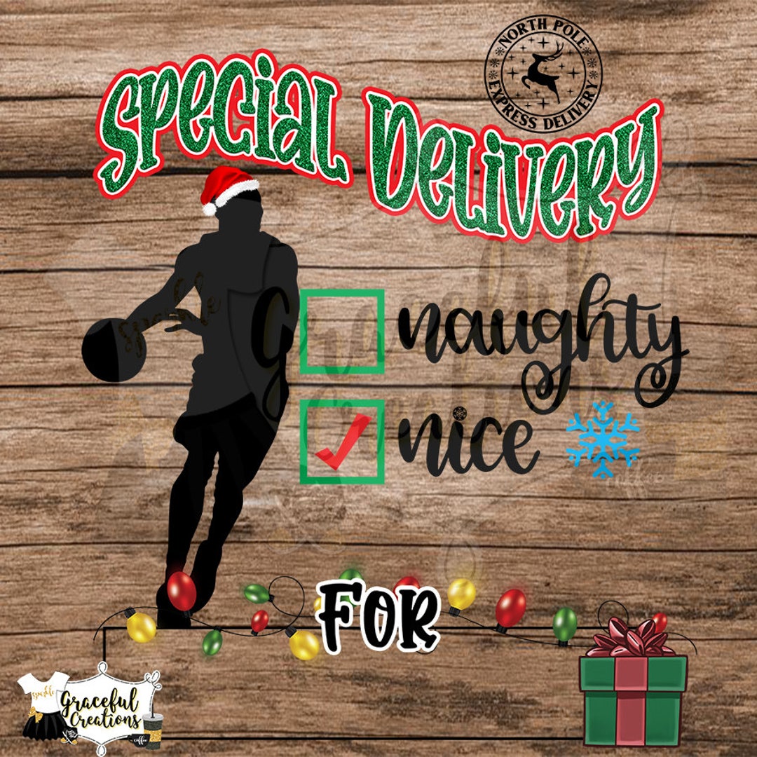 Male Basketball Player Santa Sack PNG Sublimation Transparent Design - Etsy