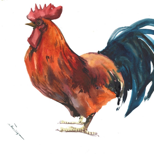 French Rooster - Etsy