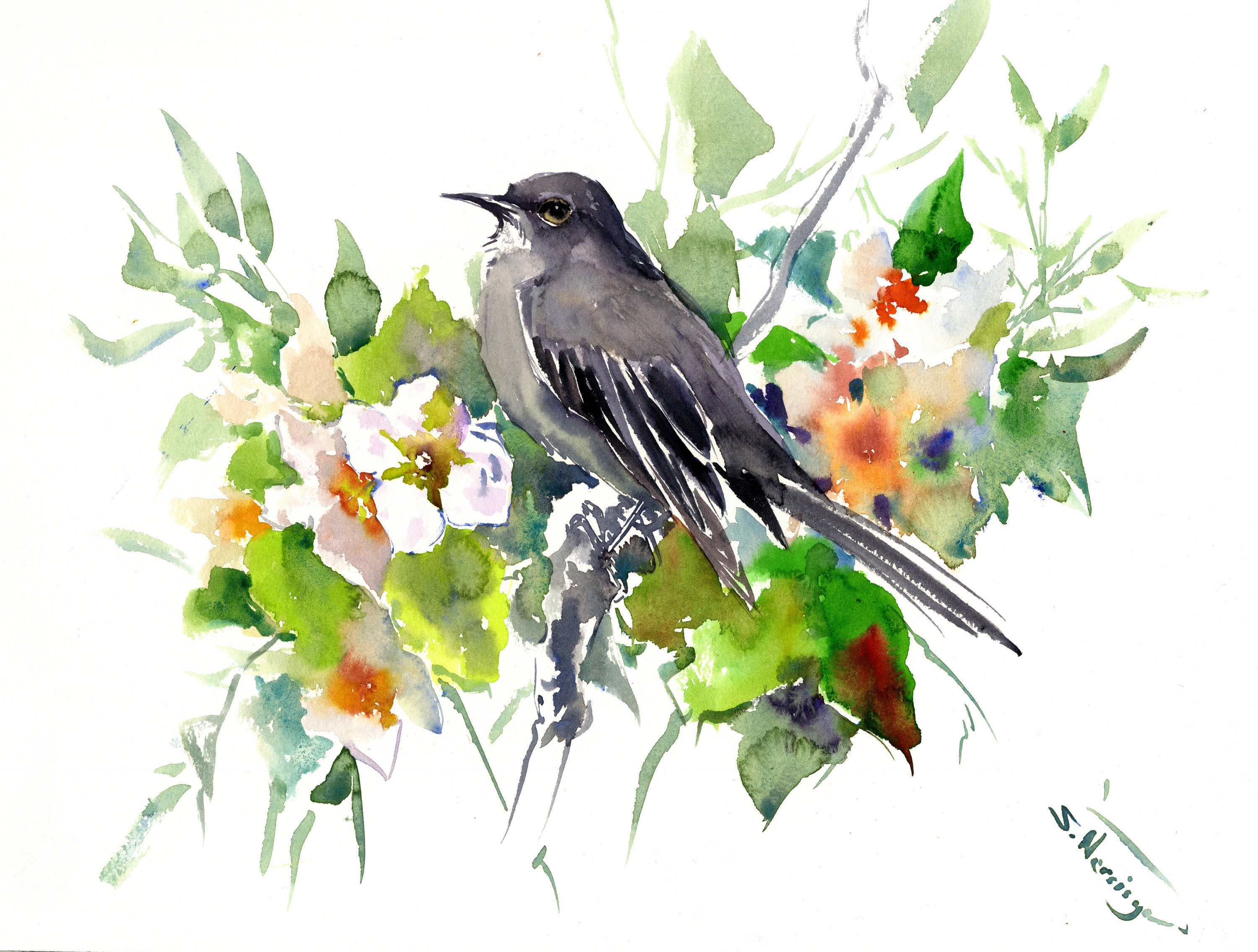 Mockingbird Painting