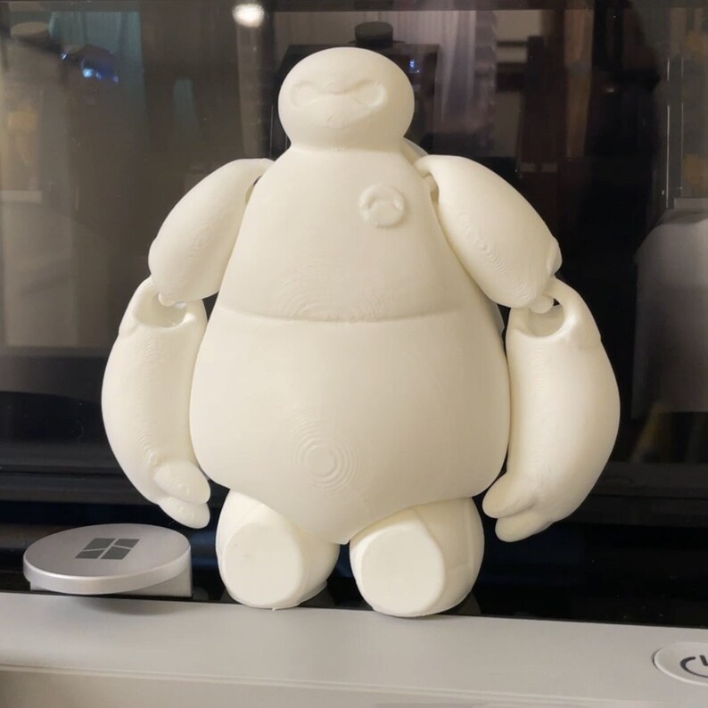 3d Printed Articulated Baymax Big Hero 6 Toy Etsy