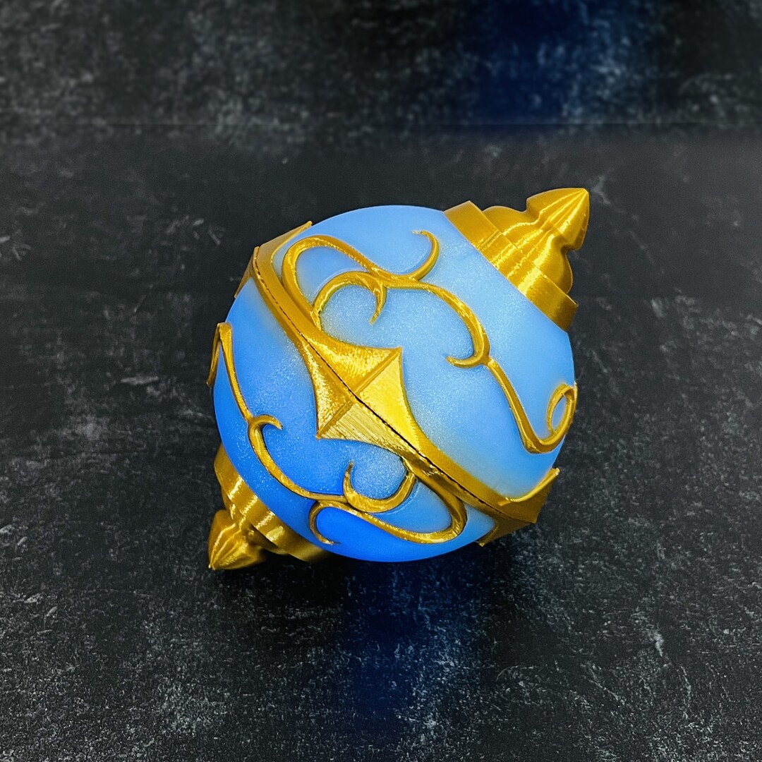 Basic Blue Sphere From Palworld With Light Option. Video Game Cosplay ...