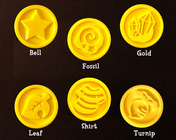 Animal Crossing Replica Bells. ACNH Themed Coins With Bell - Etsy