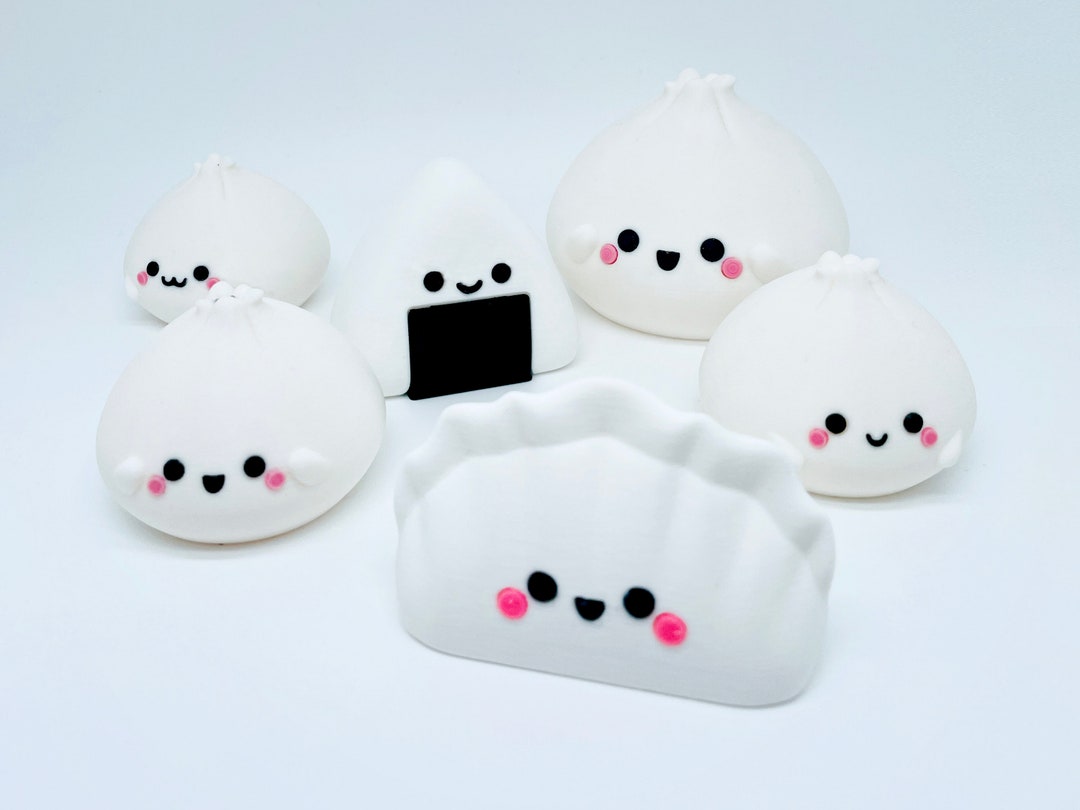 Kawaii Dim Sum Set. 3d Printed Dumplings. Desk Ornament. - Etsy