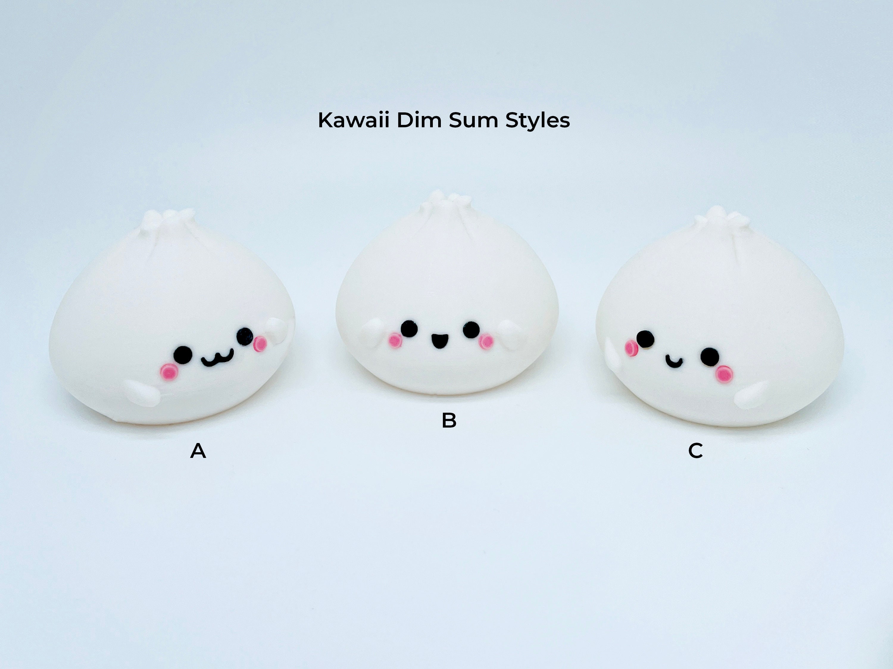 Kawaii Dim Sum Set. 3d Printed Dumplings. Desk Ornament. - Etsy
