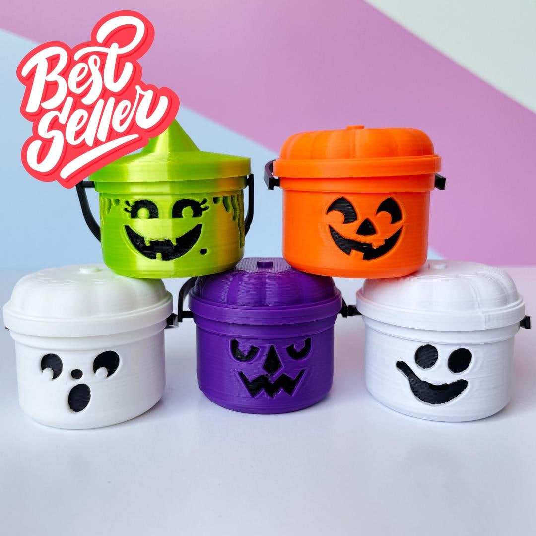 Mini Halloween Bucket . Nostalgic 90s Toy - Etsy