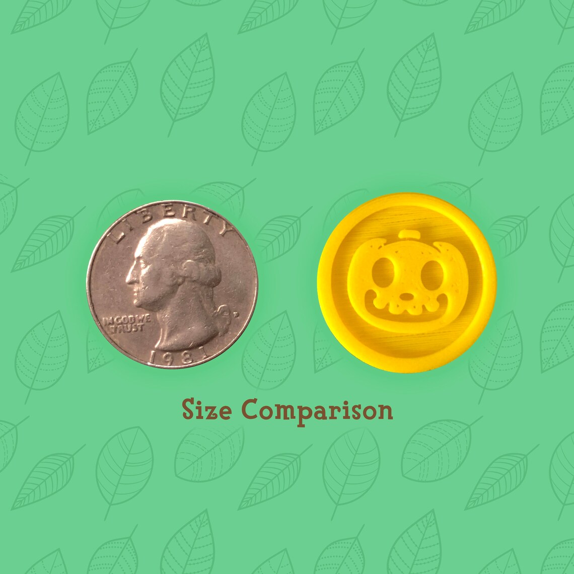 Animal Crossing Replica Coins - Jack Bell - Halloween - Etsy