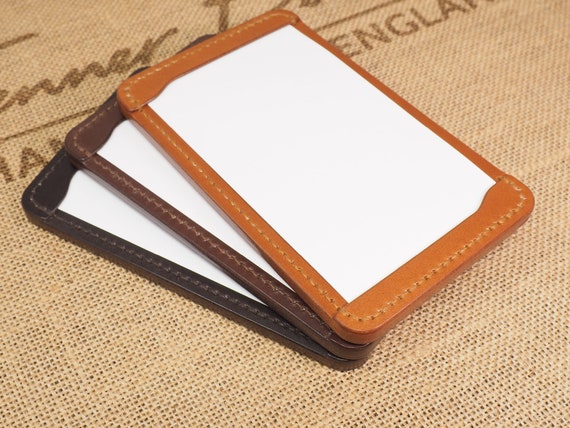 Leather Index Card Holder