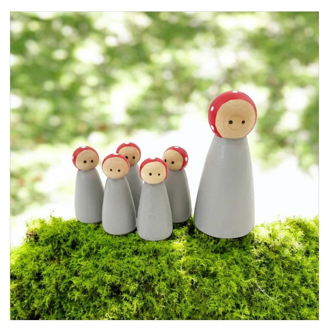Set of 6 Children of the Forest Woodland Pretend Play Storytelling ...