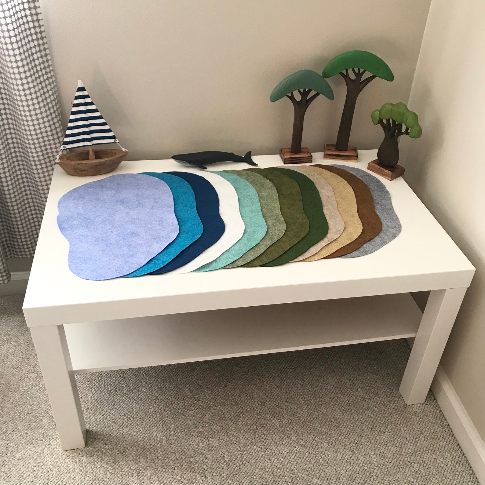 Set of 12 Foundations of Play Felts Felt Play Mats for Small - Etsy