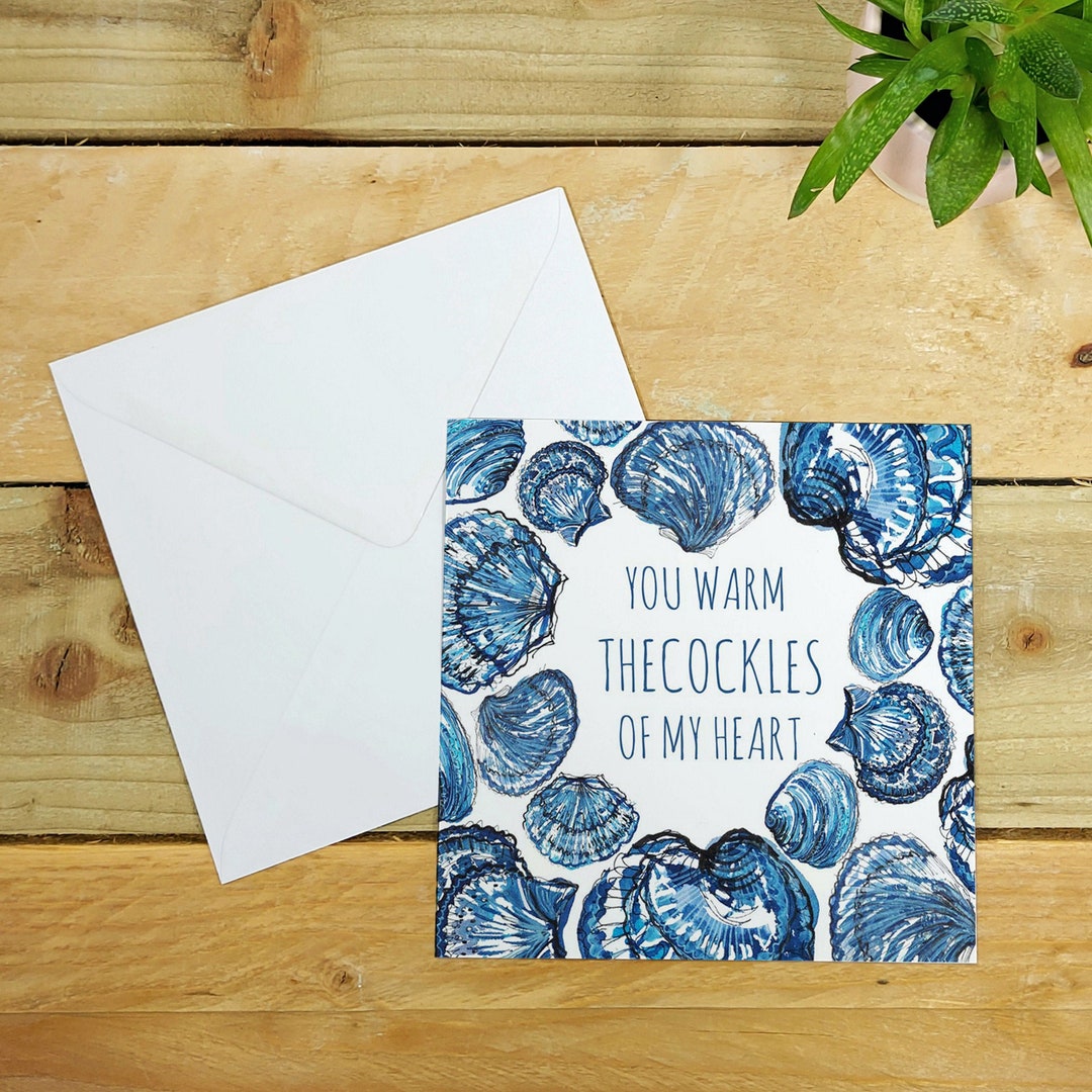 Cockles of My Heart Greetings Card, Valentine's Card, Anniversary Card ...