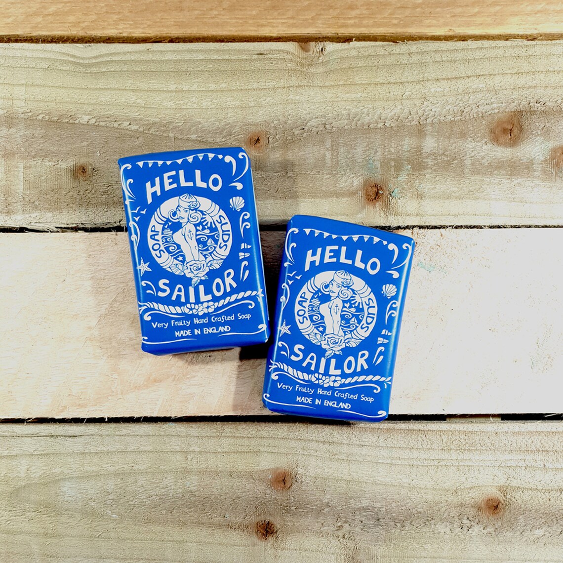 Hand Made Soap With Hello Sailor Tattoo Inspired Design in - Etsy UK
