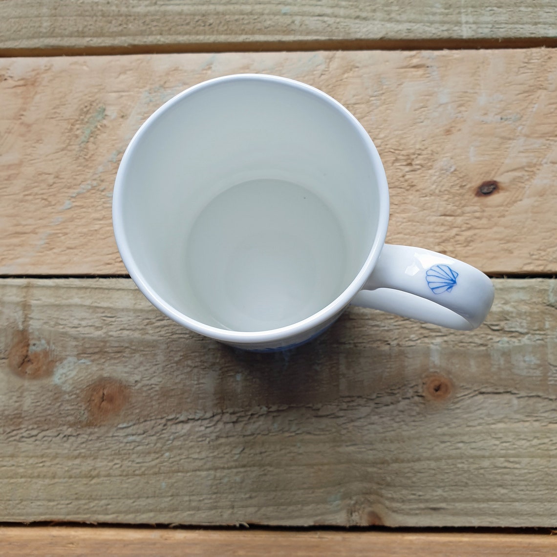 Washed up With the Tide Mug, Hand Decorated Bone China Mug by Port and ...