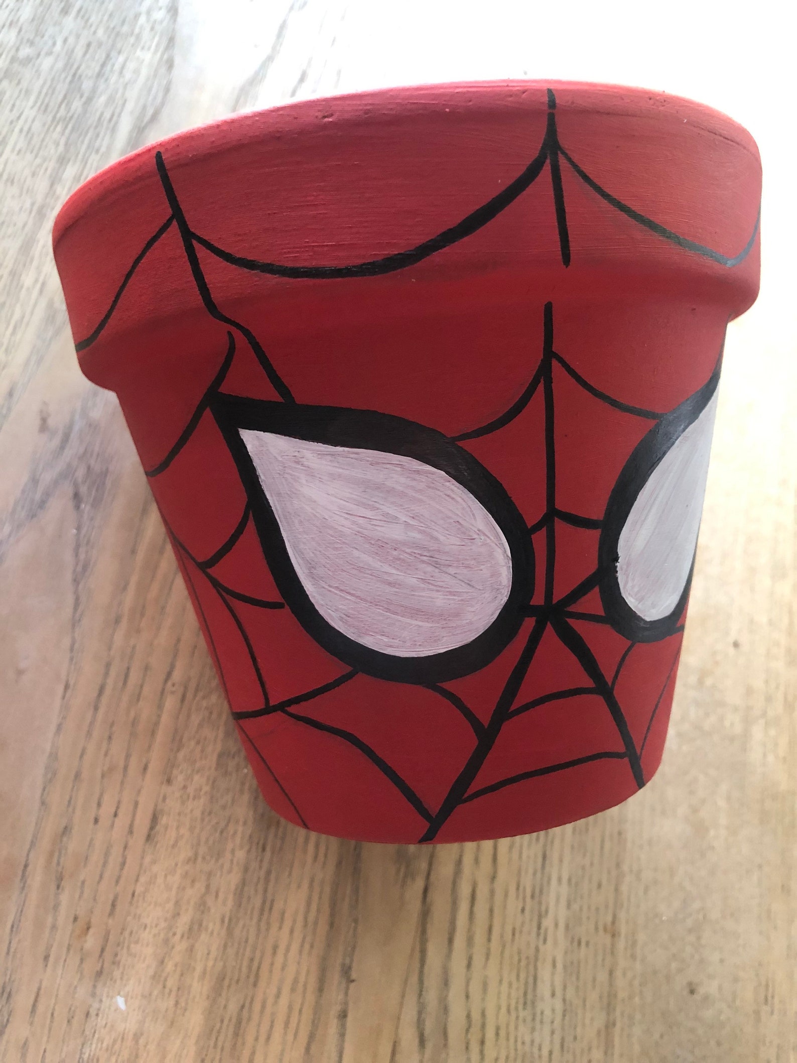 Spider-man Plant Pot - Etsy