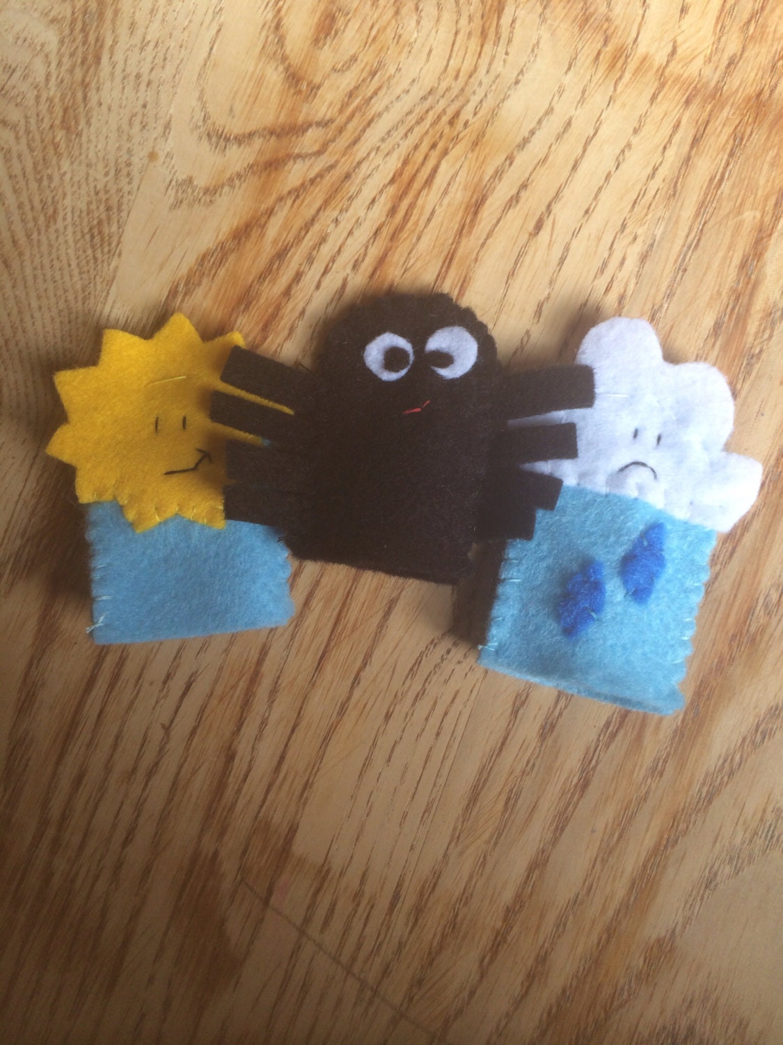 Incy Wincy Spider Finger Puppets Set | Etsy UK