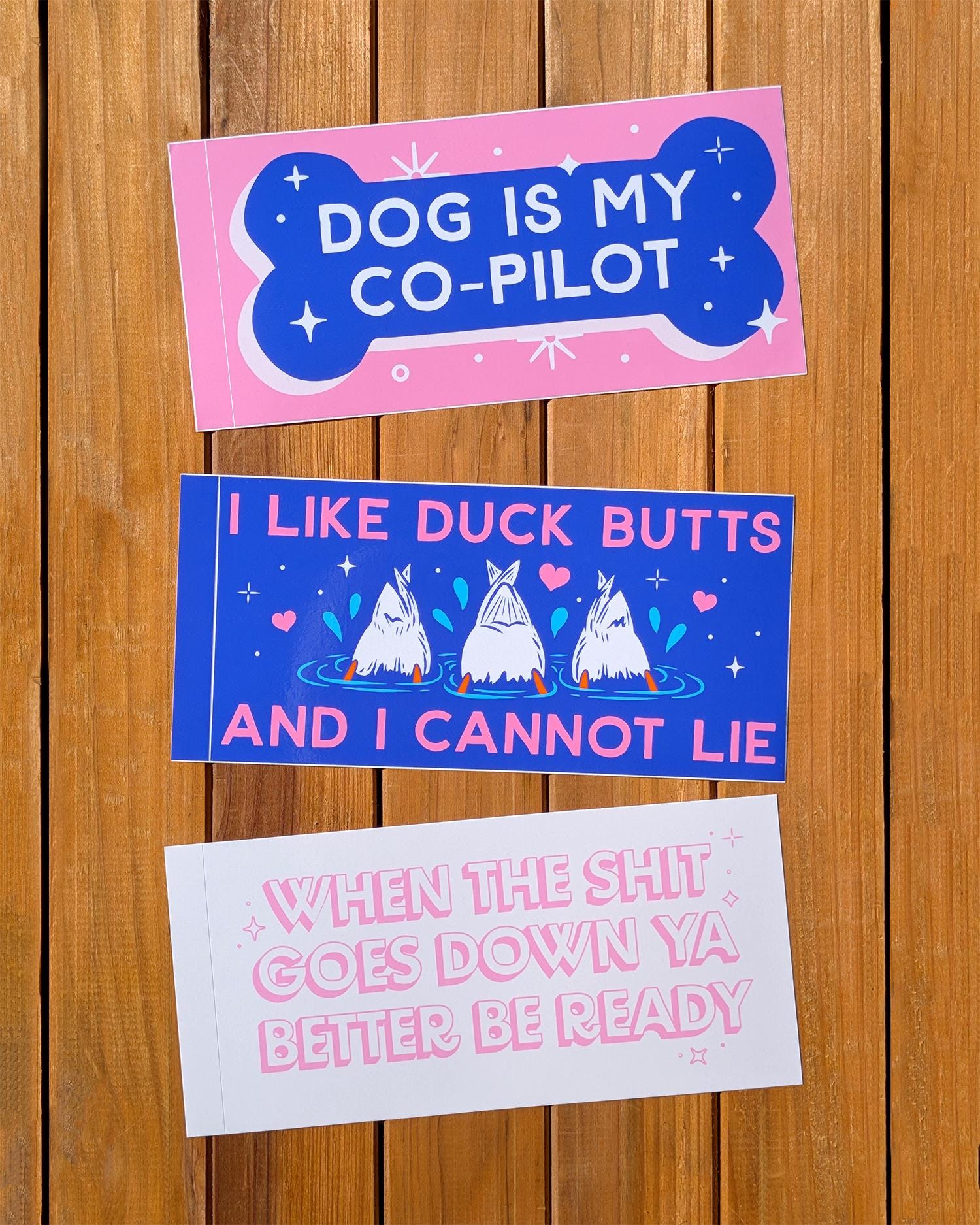 Dog is My Co-pilot Bumper Sticker - Die Cut Glossy Vinyl - 3.75 × 7.5 ...