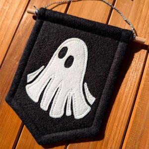 Ghost Mini Felt Handmade Banner - Etsy