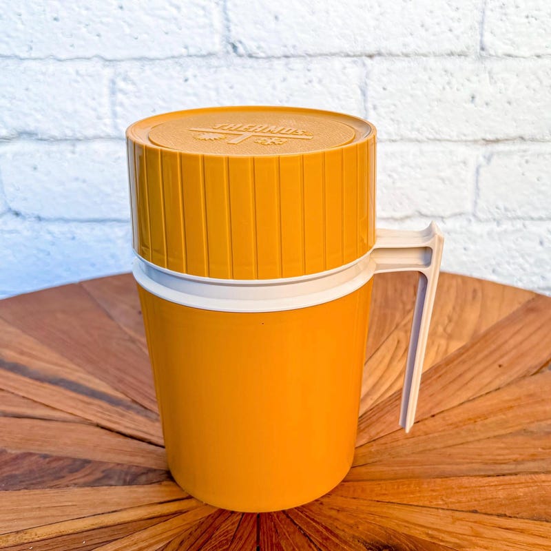 Yellow Thermos - Etsy