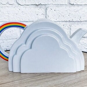 Vintage Rare Vandor Imports Cloud & Rainbow Porcelain Teapot, Kettle ...