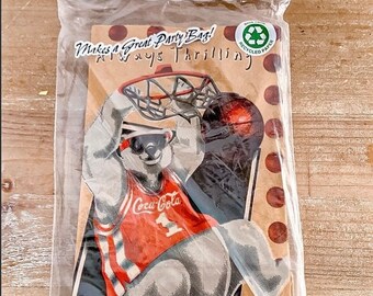 Vintage 1996 Coca-cola Brown Lunch Paper Bags, Party Favor Bags, Goody ...