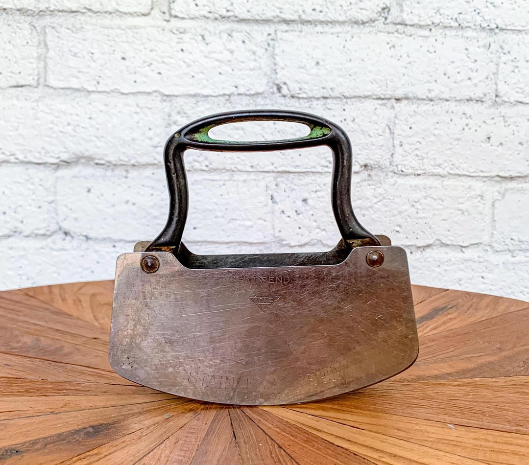 Vintage Acme Double Blade Rocking Cutter, Chopper, Stainless Steel - Etsy