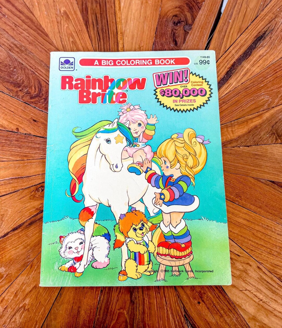 Vintage Rainbow Brite Coloring Book, by Hallmark , 1985 - Etsy