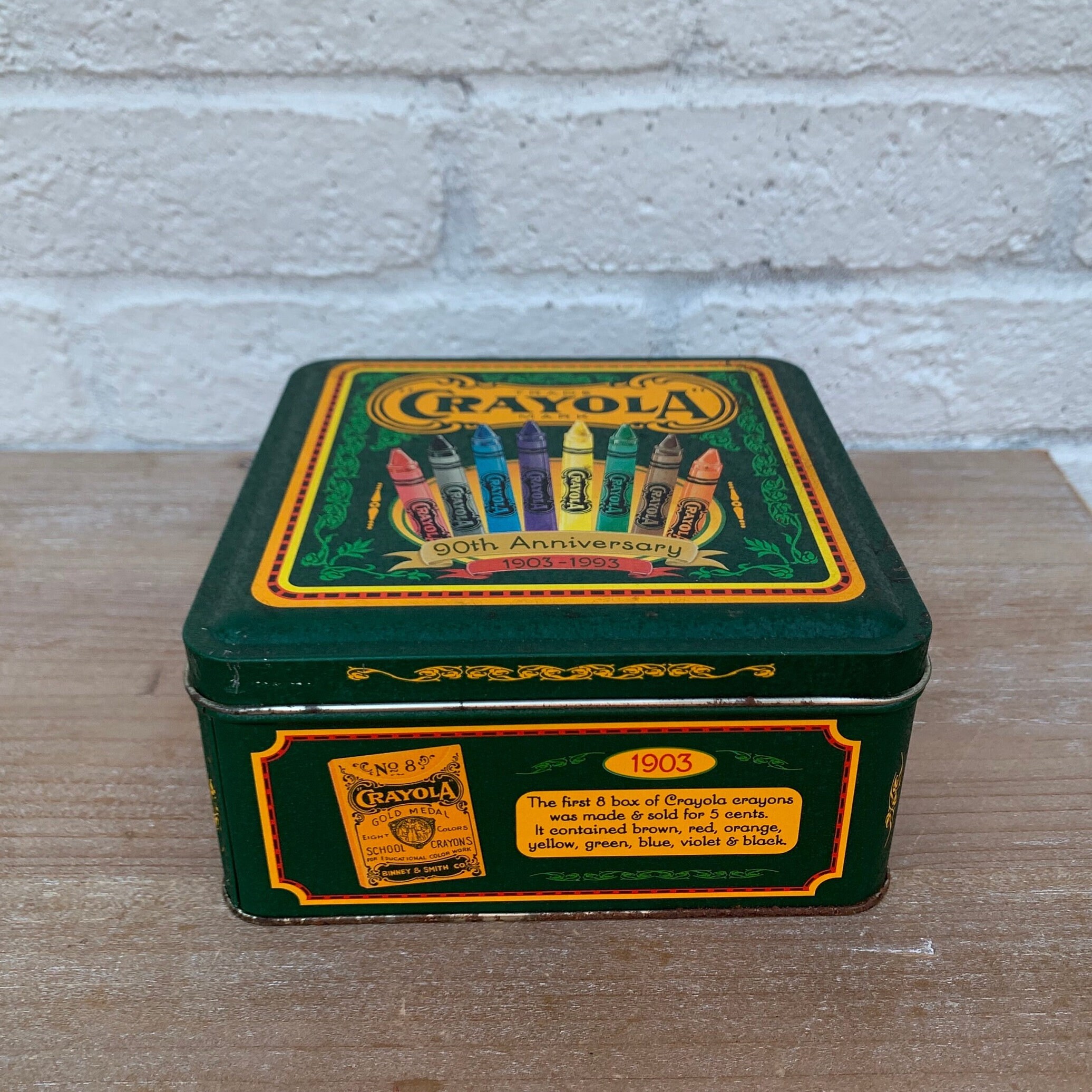 Vintage 1993 Commemorative 90th Anniversary Crayola Crayon Trademark ...