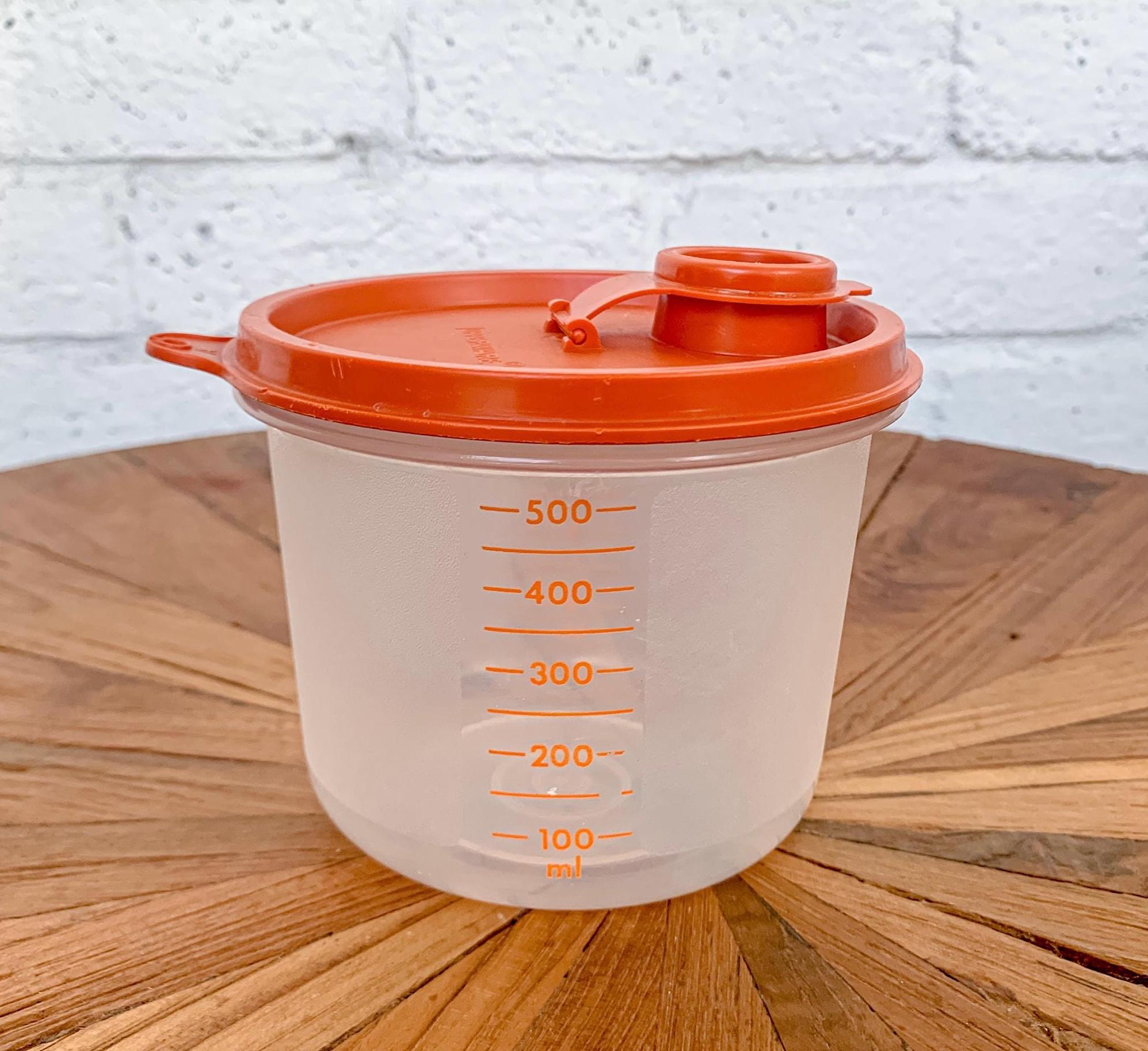 Vintage Tupperware Measuring Container With Lid - Etsy