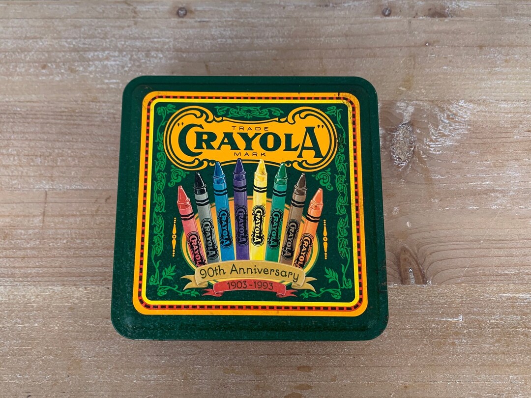 Vintage 1993 Commemorative 90th Anniversary Crayola Crayon Trademark ...