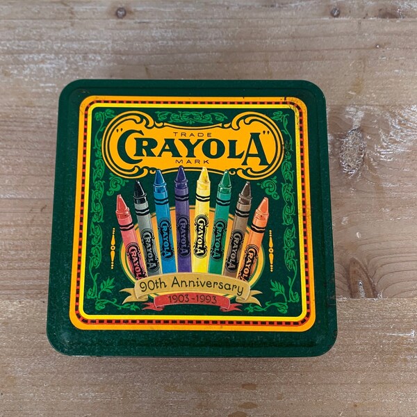 Crayola Crayon Tin - Etsy
