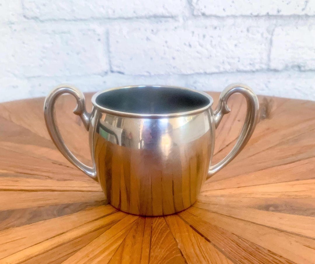 Vintage Insico Pewter Cup With Handles - Etsy