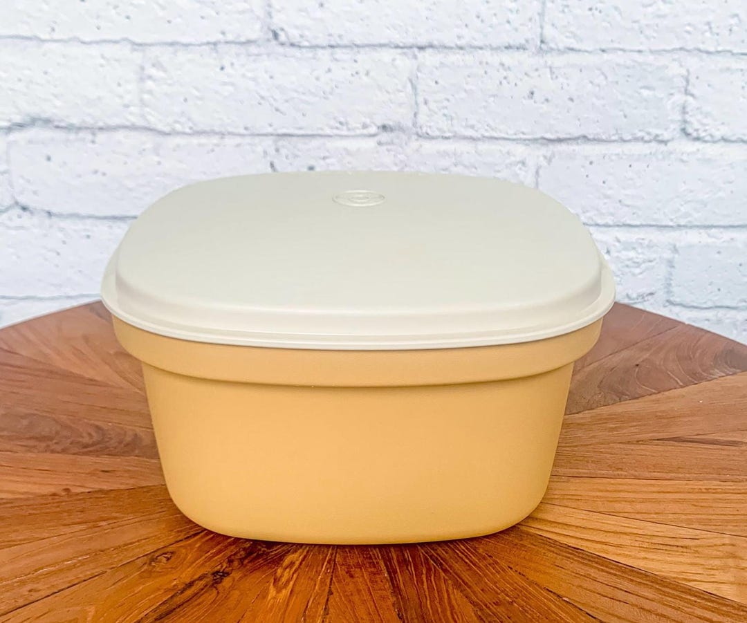 Vintage Tupperware Microwave Steamer With Colander in Harvest Gold -888 ...