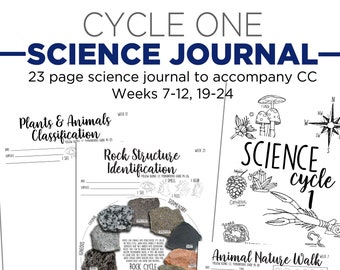 Hands on Science Journal Cycle 2 | Etsy Canada