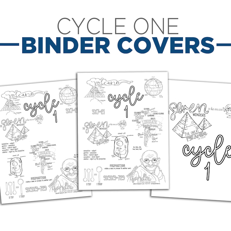 History Binder Cover - Etsy