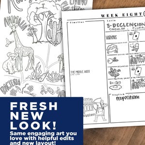 Cycle 1 COMPLETE Pack of Memory Work Coloring Pages (5th Edition ...