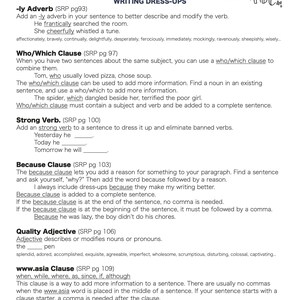 Equip Charts - Grammar Charts, Writing Tools and Math Games - Etsy