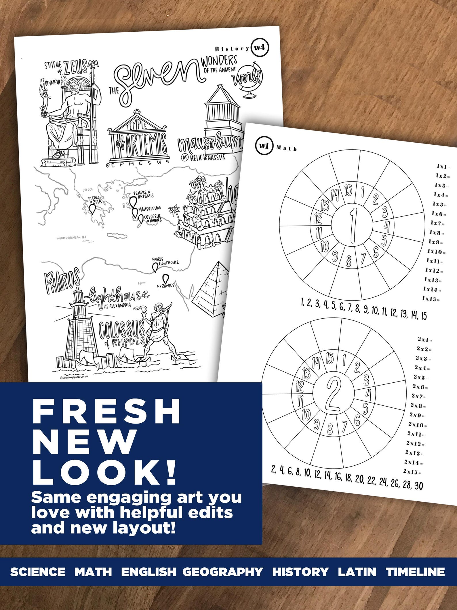 Cycle 1 COMPLETE Pack of Memory Work Coloring Pages (5th Edition ...