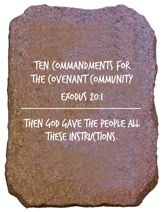 Real Ten Commandments Tablets