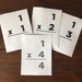Multiplication Flash Cards 1-15 PLUS Squares and Cubes - Etsy