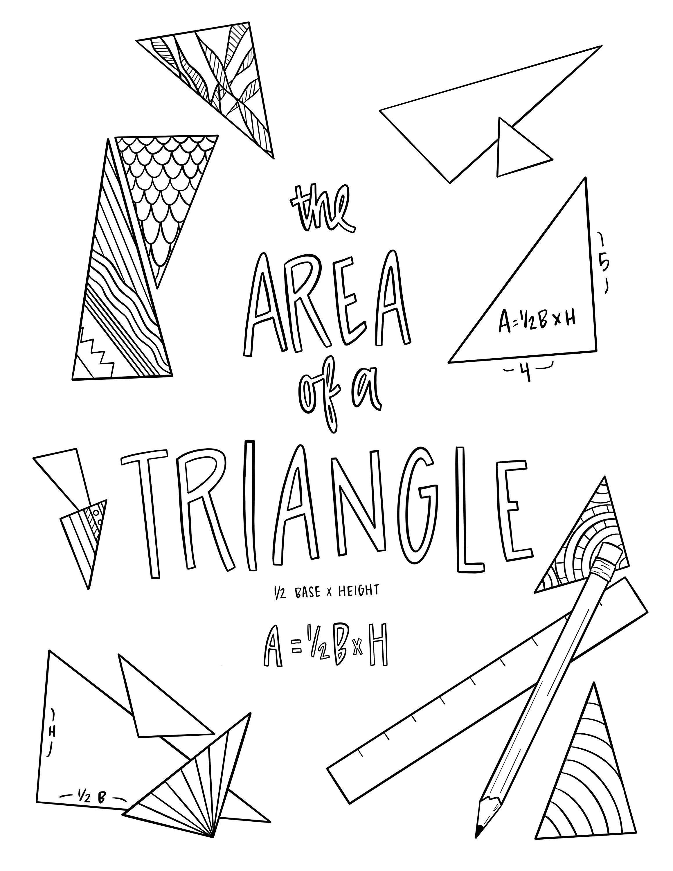 MATH Coloring Pages - Etsy