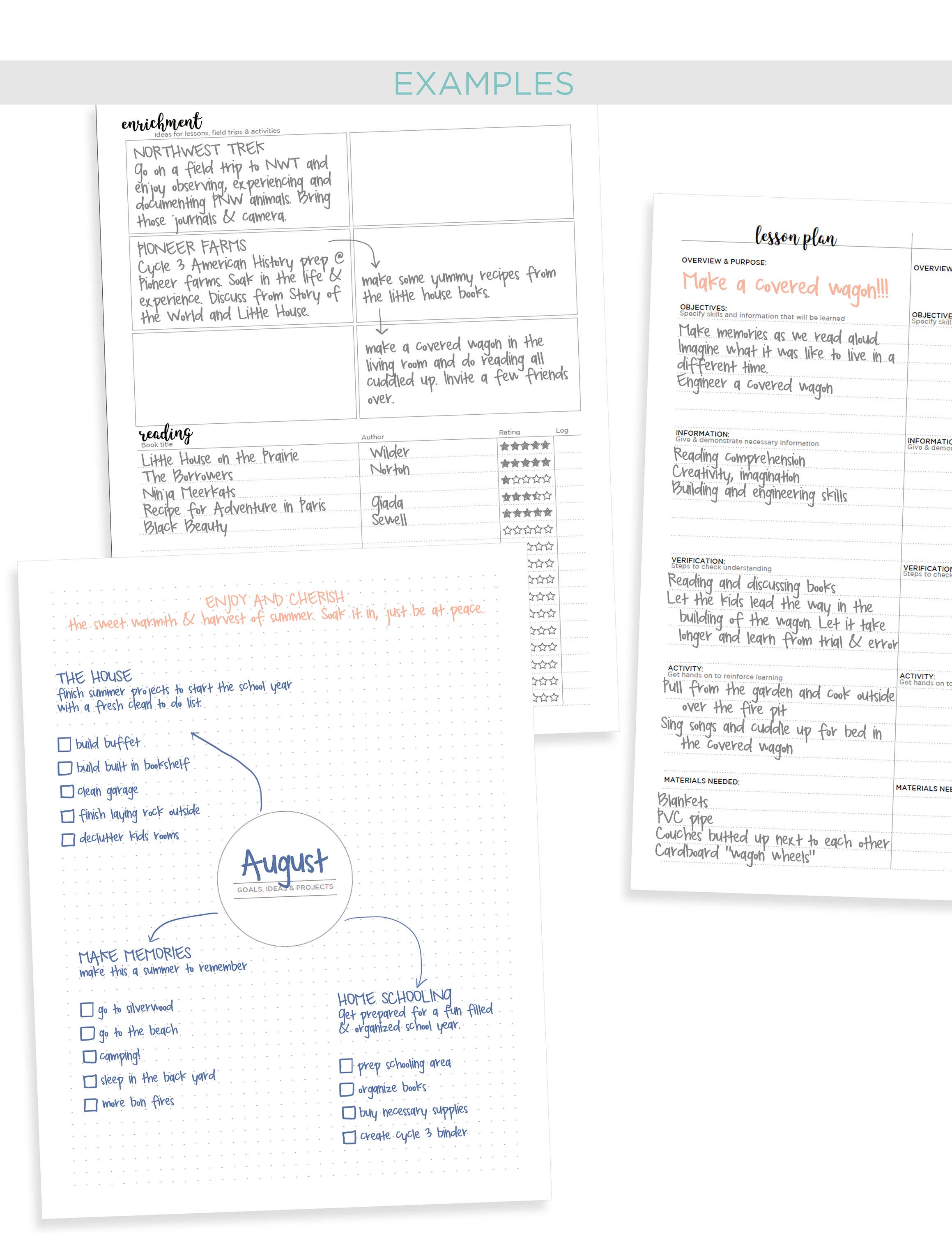 Daily Classical Homeschool Planner Perfect for Memory Work | Etsy