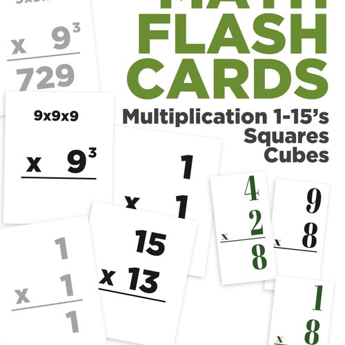 Multiplication and Division Flash Cards 1 12 With Skip - Etsy